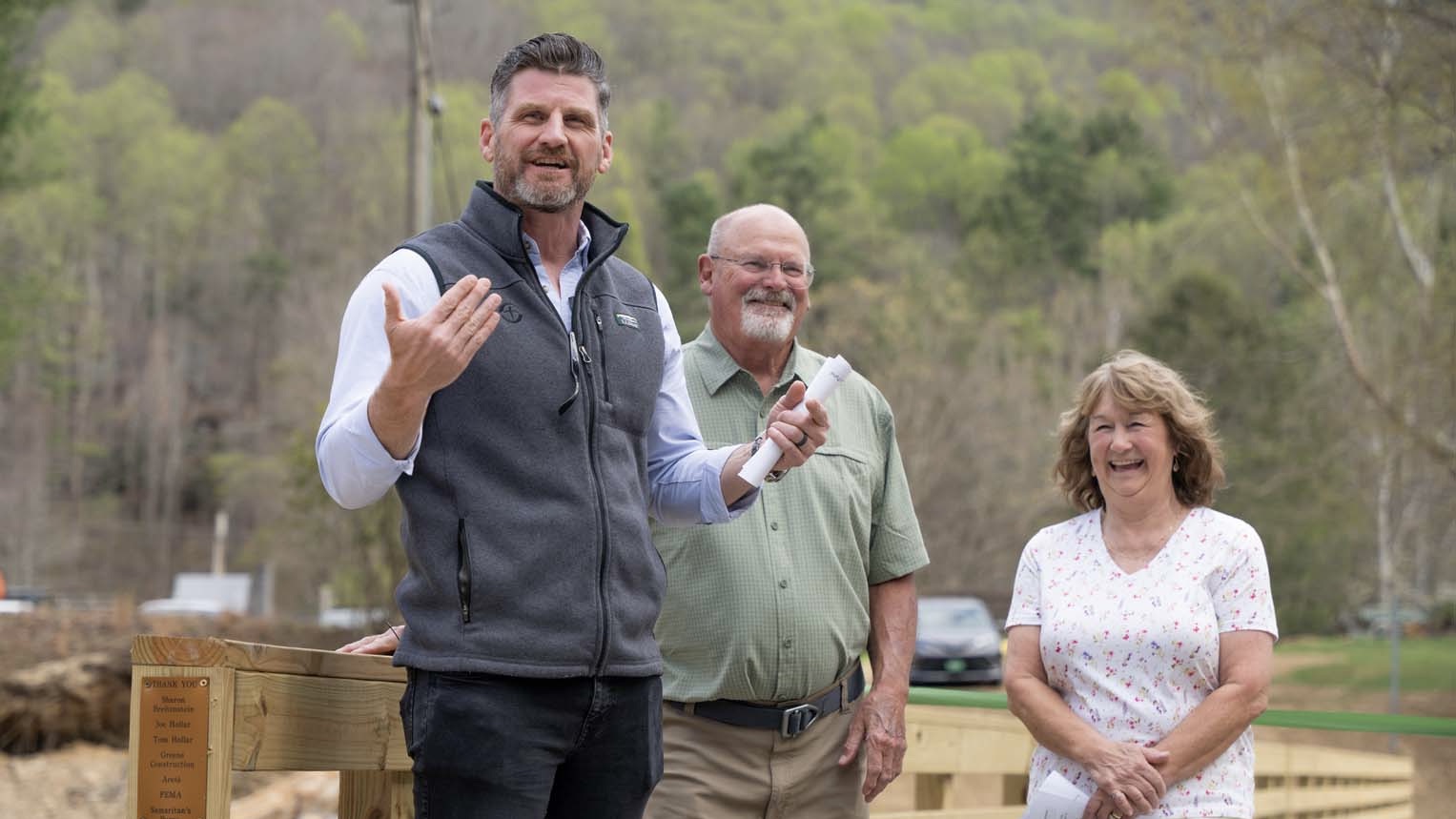 Edward Graham Dedicates Brand-New Bridge Rebuilt By Samaritan's Purse ...